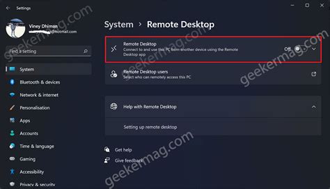 How To Fix Remote Desktop Connection Issue In Windows 11