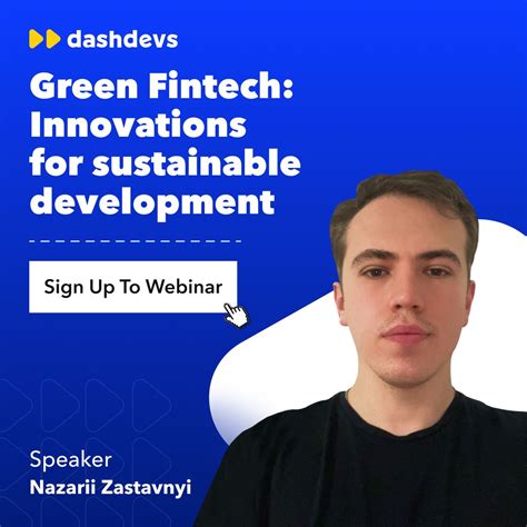 Greenfintech Sustainablefinance Webinar Techinnovation Environmentalimpact Ruslan Valis