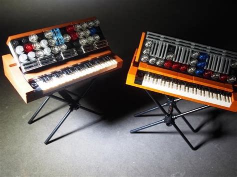 Lego Minimoog Synthesizers Kits Boing Boing