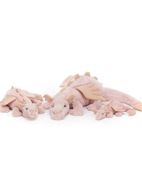 Jellycat Rose Dragon Huge Pumpkin And Bean