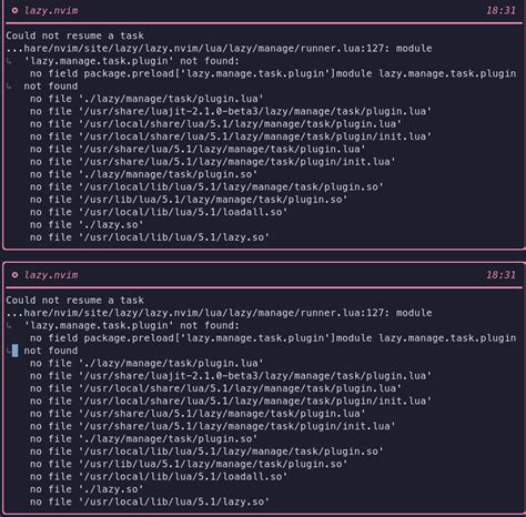 Lazynvim Error After Updating Plugins · Issue 445 · Ayamirnvimdots