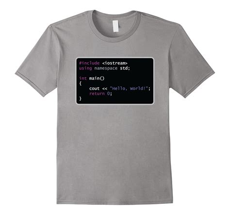 Hello World C Programming Nerd T Shirt T Shirt Managatee