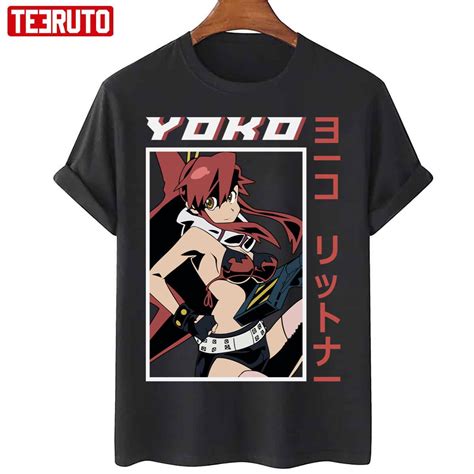 Graphic Gurren Lagann Yoko Littner Unisex T Shirt Teeruto