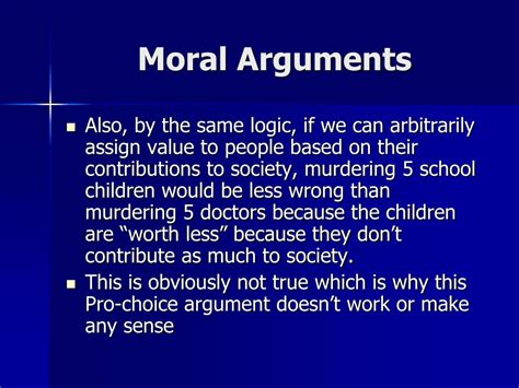 PPT Pro Life Arguments PowerPoint Presentation Free Download ID