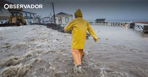 Grupos Oriental E Central Dos Açores Sob Aviso Amarelo Devido à Chuva