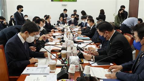 예결위 소위 오늘 정무·국토·운영위 소관 예산 감액심사