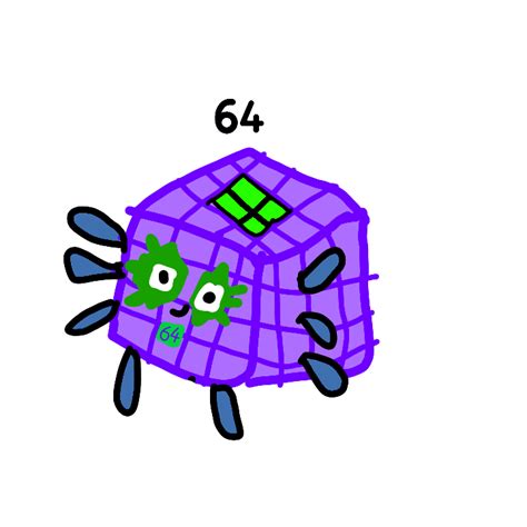 64 As A Cube Rnumberblocks