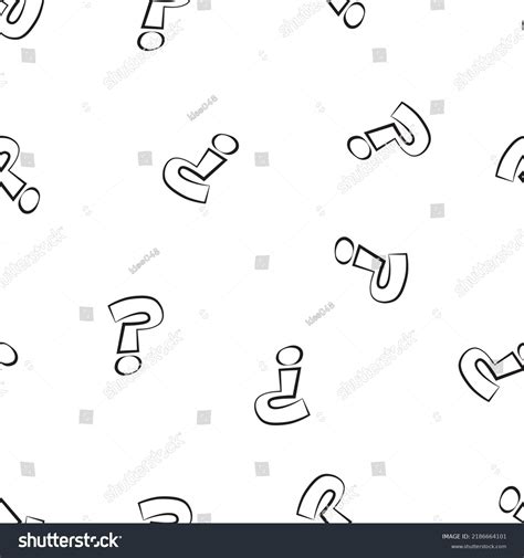 Seamless Pattern Question Mark Sign Stock Vector Royalty Free Shutterstock