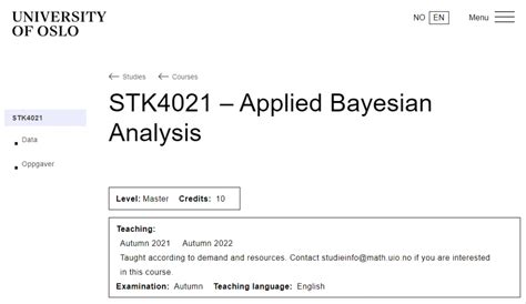 统计代写stk4021 Bayesian Analysis 统计代写答疑辅导