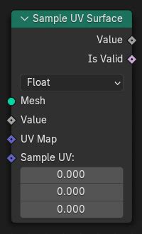 Sample Uv Surface Node Blender Manual