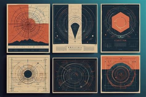 미래주의적 레트로 터 미니멀리즘 이상한 와이어 프레임과 함께 포스터 기하학적 모양의 그래픽 자산 브루탈리즘과 실루에서 영감을 받은 현대 디자인 기본 인물