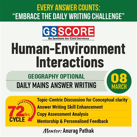 Geography Optional Human Environment Interactions By Anurag Pathak