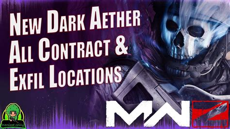 Season 2 New Dark Aether MW3 Zombies - All Contract & Exfil Locations ...
