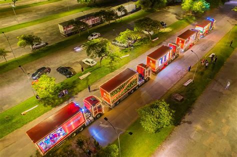 Veja o trajeto que a Caravana de Natal da Coca Cola fará em Mogi das