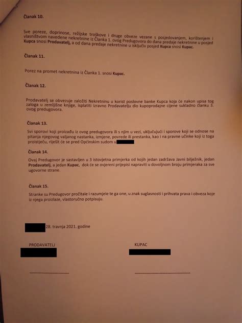 Predugovor O Kupoprodaji Nekretnine Stvarno Pravo Legalis Pravni