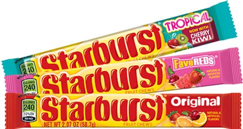 Starburst Candy Png Starburst Original Fruit Chews Candy Single Pack