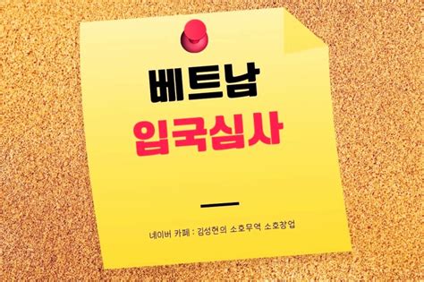 쉽고 빠른 베트남 입국심사 통과 하는법 하노이다낭호치민나트랑 공항 심사 네이버 블로그