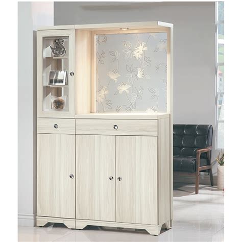 『昱陽傢俱』日式和風雪杉白4尺雙面屏風櫃左櫃鞋櫃玄關櫃櫃子全新品【雙北市免運費】 蝦皮購物