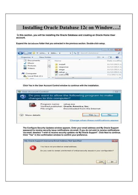 How To Install Oracle 12c On Windows Operating System Computerpptx