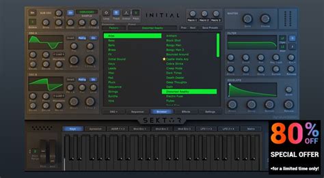 Sektor Wavetable Synthesizer Initial Audio Audio Digital Audio