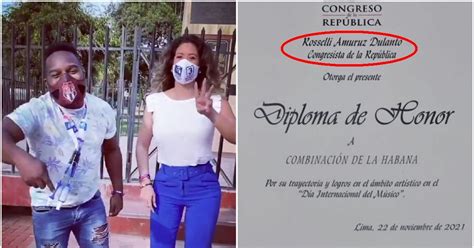 Congresista Rosselli Amuruz Condecoró A Orquesta Que Apoyó Su
