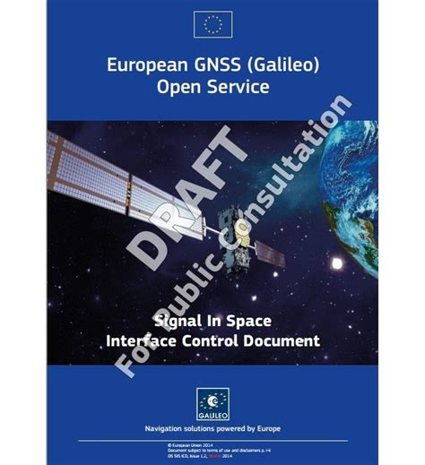 Public Consultation On Galileo Open Service Signal In Space Icd Galileo