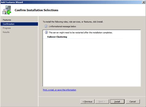 Gavins Computer Technology Blog Installing Failover Clustering With Windows Server 2008 R2