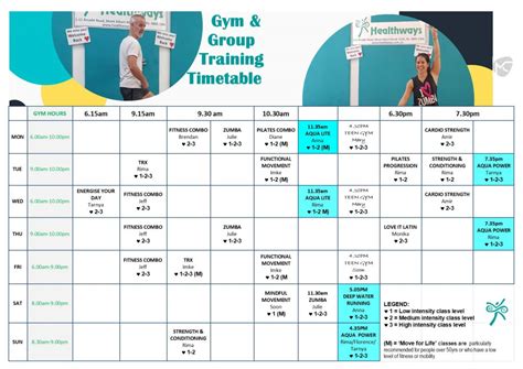 Group Exercise Classes Healthways Recreation Centre