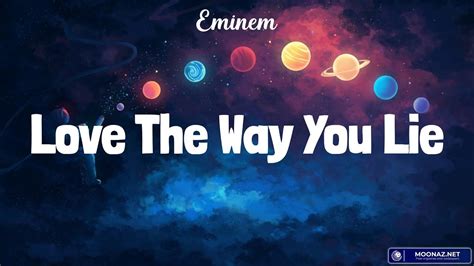 Eminem Love The Way You Lie Lyrics Youtube