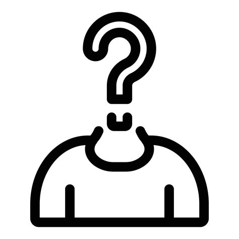 Anonymous Mark Icon Outline Style 15887585 Vector Art At Vecteezy