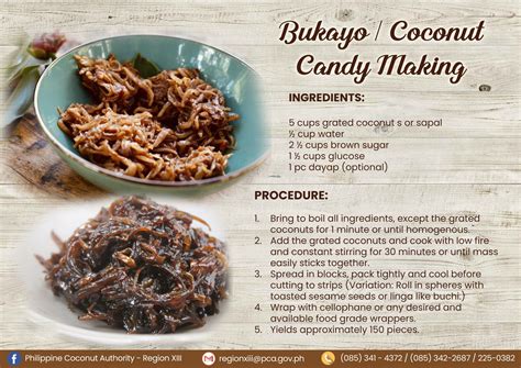 Bukayo Philippine Coconut Authority Region Xiii Caraga