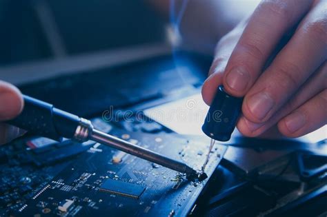 Computer Hardware Engineering Developer Soldering Electronic Component