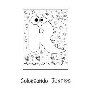 15 Dibujos De La Letra R Para Colorear Gratis Coloreando Juntos