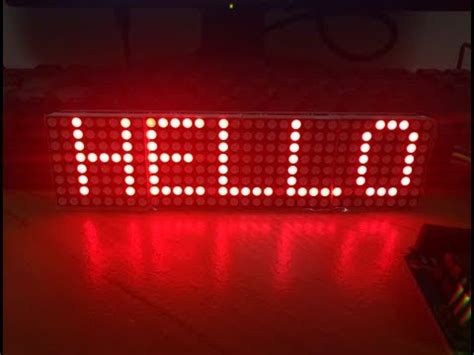Arduino Scrolling Display Using Parola Library My Tech YouTube
