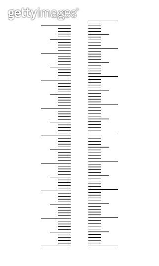 Vertical Thermometer Scale Celsius And Fahrenheit Markup Without