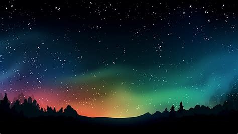 그라데이션 판타지 별이 빛나는 하늘 배경 아름다운 별이 빛나는 하늘 구배 배경 일러스트 및 사진 무료 다운로드 Pngtree