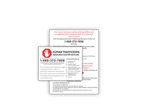 Human Trafficking Signs Laquinta