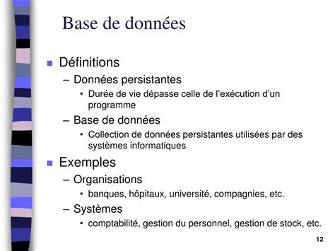 Ppt Base De Donn Es Chapitre Introduction Powerpoint Presentation