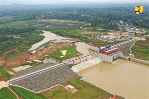 Proyek Strategis Bendungan Margatiga Lampung Selesai Tahun 2024
