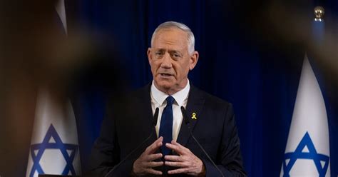 Benny Gantz Quits Israeli War Cabinet Citing Netanyahus ‘empty Promises