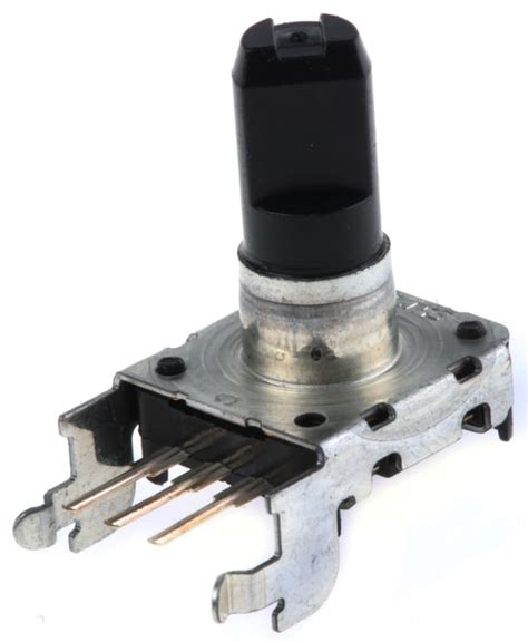 EC12E24202A2 Alps Alpine Alps Alpine 24 Pulse Mechanical Rotary Encoder Flat Shaft Not