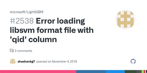 Error Loading Libsvm Format File With Qid Column Issue 2538