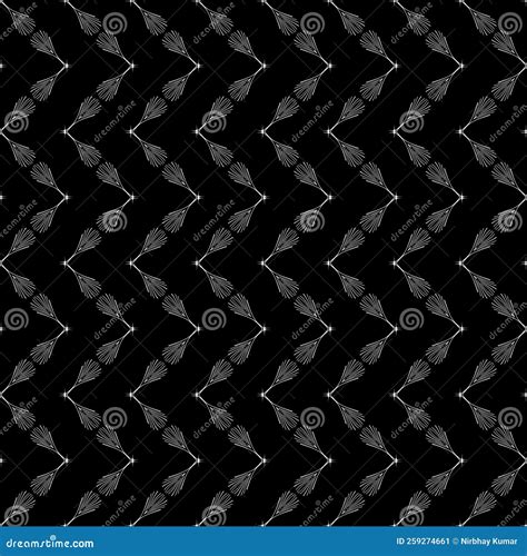 Vector Black White Pattern Design Stock Vector Illustration Of