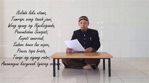 Sinom Wedhatama Youtube