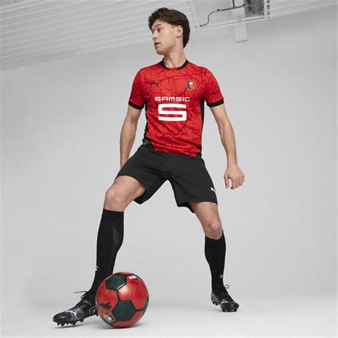 Puma Stade Rennais Home Shirt 2024 2025 Adults Red SportsDirect
