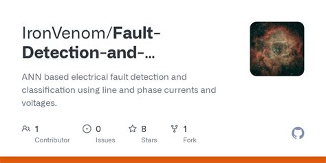GitHub IronVenom Fault Detection And Classification ANN Based Electrical Fault Detection And