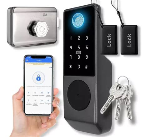 Cerradura Inteligente 5 En 1 Con Huella Digital Aplicaci U Meses