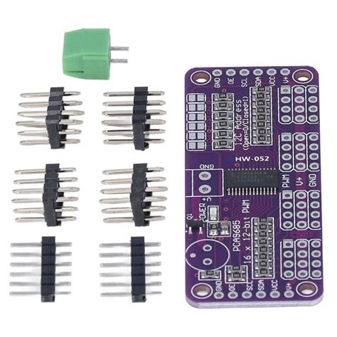 Módulo De Control Pwm Del Controlador Del Servomotor De 16 Canales Y 12