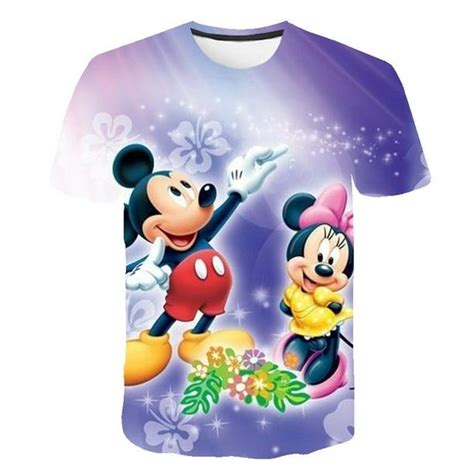Verano Mickey Mouse Camisetas Ropa Moda Chicas Camisetas Ropa Disney