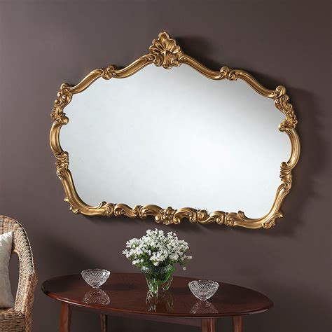 YG205 LARGE SILVER DECORATIVE OVERMANTLE MIRROR Mirrors Ireland